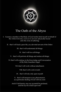 The Oath of the Abyss – Frater 273 | Reflections on Thelema